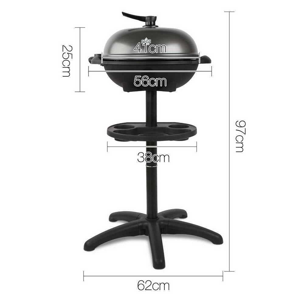 Portable Electric BBQ With Stand Barbeque Grill Burner Cooking– Dodosales