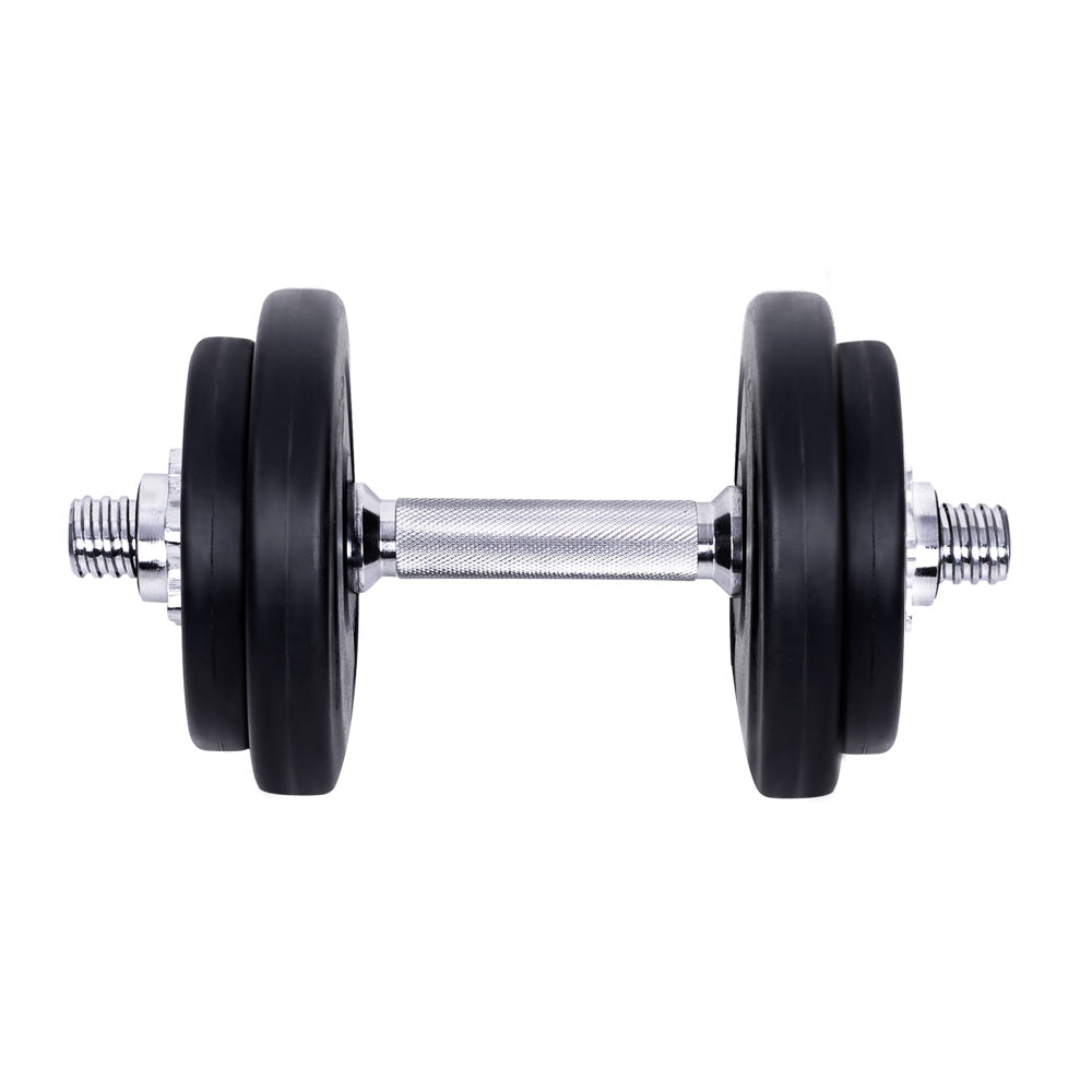 Dumbbells Set 20KG Weight Training Plates Home Gym Fitness Exercise Du ...